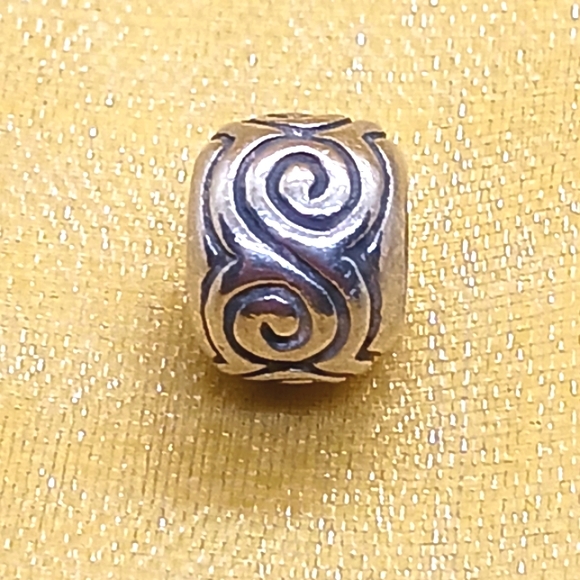 Pandora | Jewelry | Pandora Sterling Silver Swirl Charm | Poshmark